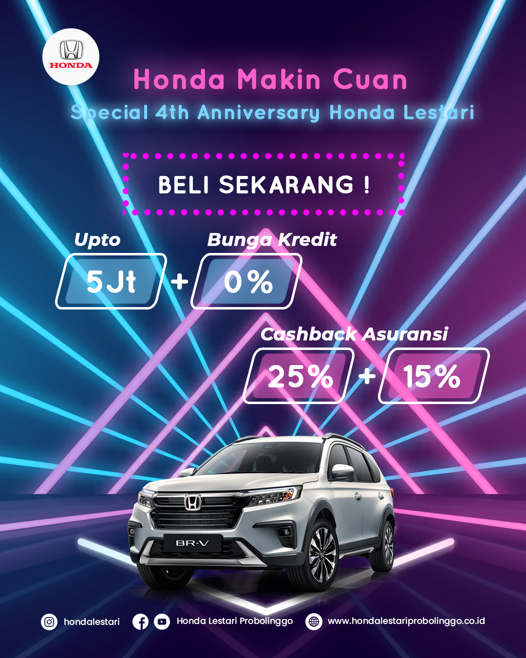 MAKIN CUAN DI PROMO HONDA SPESIAL ANNIVERSARY - Honda Bintang Madiun