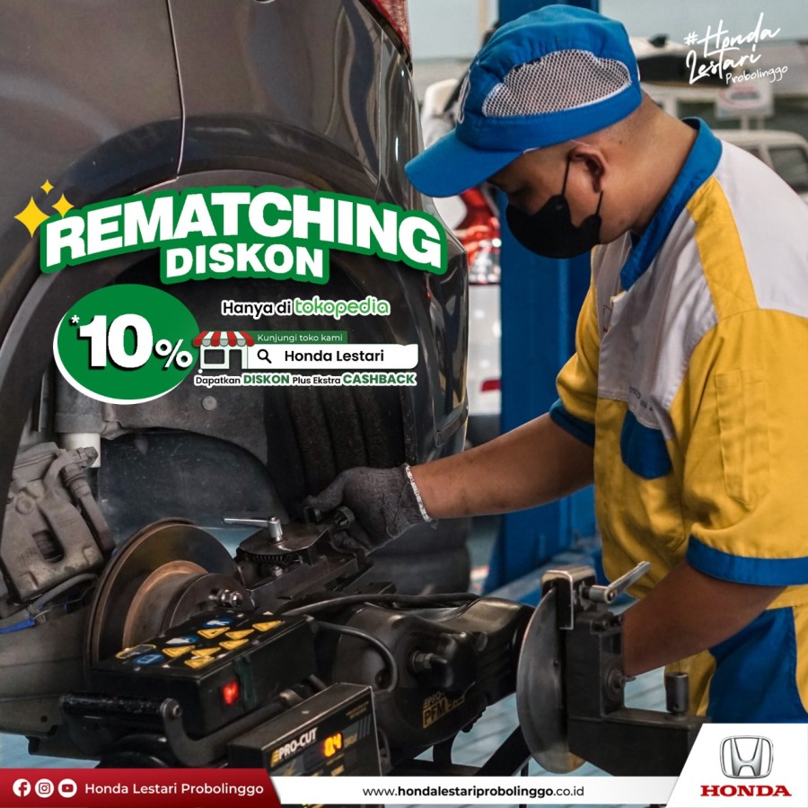 Paket Promo Service Rematching Mobil Honda - Honda Bintang Madiun